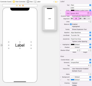 [iPhone] UILabel を設定してテキストを表示する | iOS アプリ開発